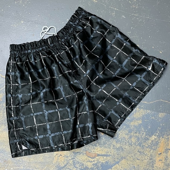 Nike | Shorts | Nike White Tag Shiny Boxing Style Shorts Xl Silver Usa ...